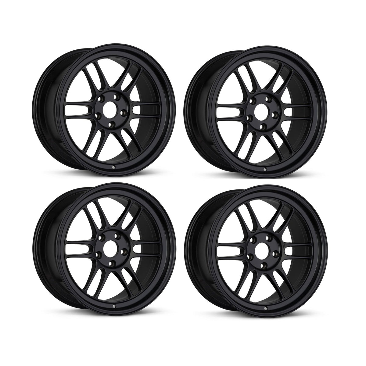 Enkei RPF1 Black Double Staggered Wheels 17x8 & 18x9 – Prime MR2